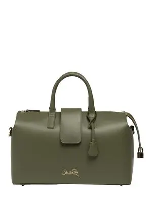 SILVER & RILEY Silver & Riley Convertible Executive Bag Olive Green