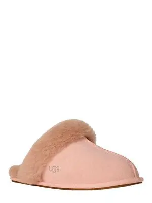 UGG Scuffette Shearling Mule Slippers Beige Blush