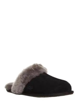 UGG Scuffette Shearling Mule Slippers Black