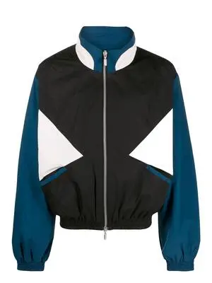 Rhude Colour-block Zip-up Jacket - Black