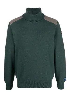 Paul & Shark Wool Roll-neck Jumper - Green