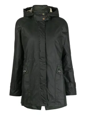 Barbour Cotton Hooded Jacket - Green