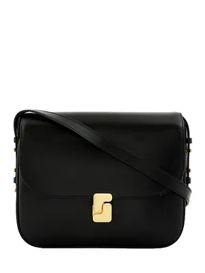 Soeur Belissima Leather Cross-body Bag - Black