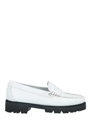 WEEJUNS BY G.H. BASS & CO Leather Loafers - White