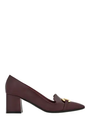 FERRAGAMO Gancini Ornament Pump - Red