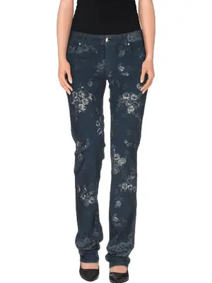 JACOB COHЁN JACOB COHЁN Floral-Print Straight-Leg Trousers Blue
