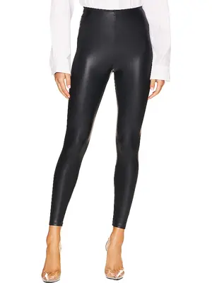 Commando Matte Metallic Legging In Black - Oxide