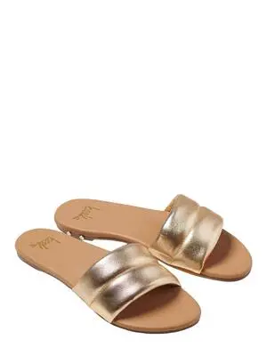 Beek Beek Sugarbird Slide Sandal Gold/ Honey