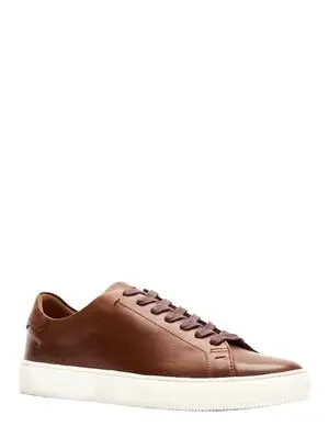Frye Frye Astor Leather Sneakers Caramel