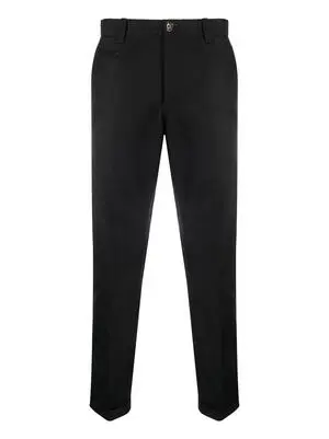 PT TORINO Slim-cut Chino Trousers - Black
