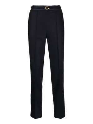 Moncler Virgin Wool Tailored Trousers - Blue