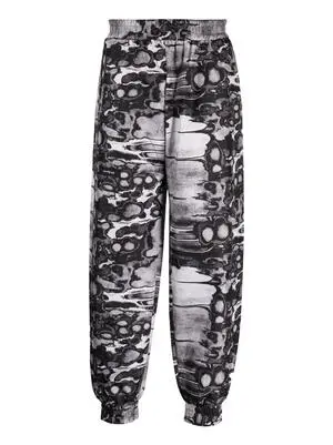 ISO.POETISM Khumbu Abstract-print Track Pants - Black