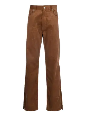 VTMNTS Straight-leg Corduroy Trousers - Brown