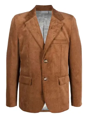 VTMNTS VTMNTS Corduroy Single-Breasted Blazer