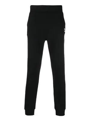 Karl Lagerfeld Ikon Pintuck Track Pants - Black