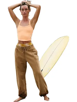 Free People FP Movement Sprint To The Finish Pants Camel