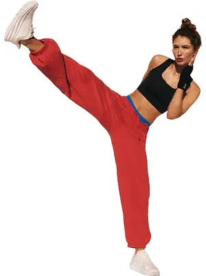 Free People FP Movement Sprint To The Finish Pants Red