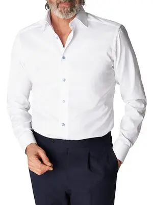 ETON Slim Fit Twill Dress Shirt