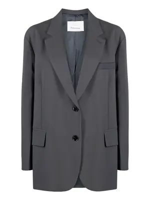 THE FRANKIE SHOP Bea Single-breasted Blazer - Grey