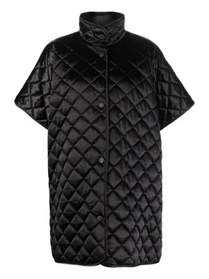 Moschino Quilted Coat - Black