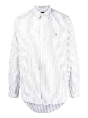 Polo Ralph Lauren Striped Button-down Shirt - Grey