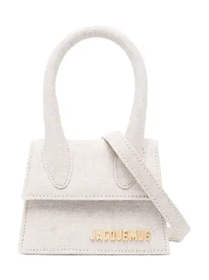 Jacquemus Le Chiquito Linen Bag - Neutrals