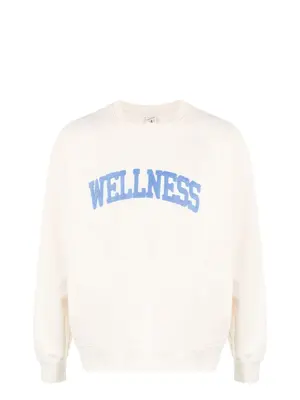 SPORTY & RICH Wellness Appliqué Sweatshirt - Neutrals