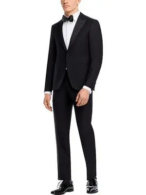 Canali Peak Lapel Regular Fit Tuxedo - Black