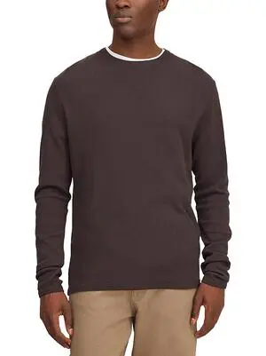 Nn07 Clive Long Sleeve Tee Deep Truffle
