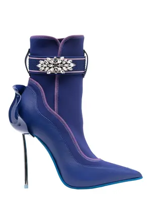 LE SILLA Snorkeling 120mm Ankle Boots - Blue