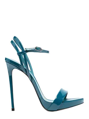 LE SILLA Gwen 120mm Patent-Leather Sandals