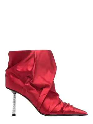 LE SILLA Le Silla Bella 80mm Ruched Ankle Boots