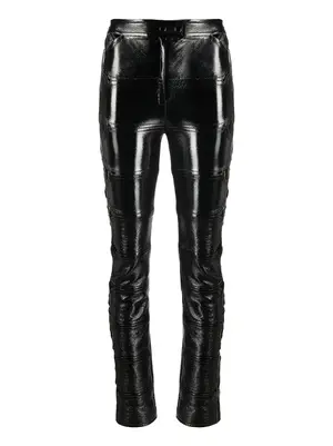 COURREGES Vinyl Trousers - Black