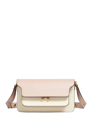Marni Trunk Colorblock Shoulder Bag - Pink
