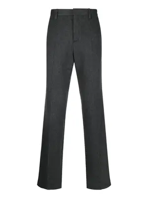 Off-White Straight-leg Trousers - Grey