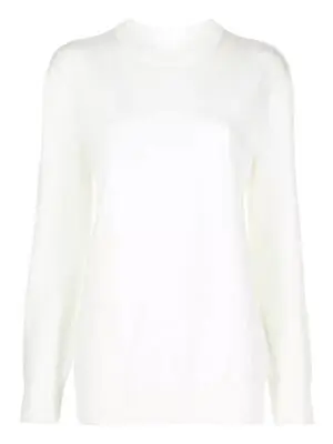 JIL SANDER Crew-neck Merino Wool Sweater - Green