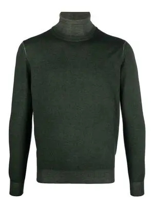 DELL'OGLIO Roll-neck Jumper - Green