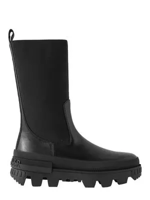 Moncler Neue Leather Chelsea Boots - Black