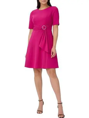 ADRIANNA PAPELL Adrianna Papell Tie Front High-Low Dress