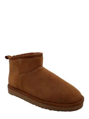VOLATILE Volatile Scruff Faux Shearling Bootie Tan
