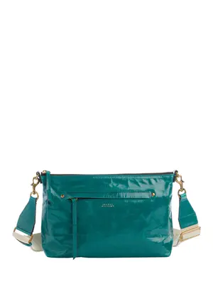 Isabel Marant Étoile Isabel Marant Nessah Wardy Leather Crossbody Bag Emerald