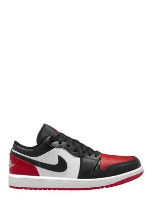 JORDAN Air 1 Low Basketball Sneaker - White/black/varsity Red