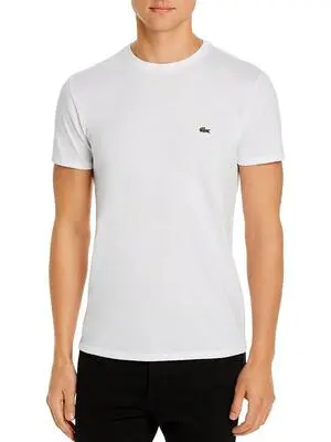 Lacoste Crewneck Pima Cotton Tee - White