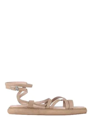 LIU •JO LIU •JO Leather Strappy Sandals Beige