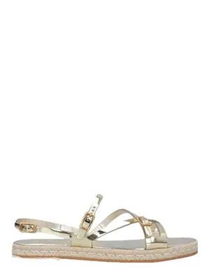 TOD'S Espadrille Sandals - Gold