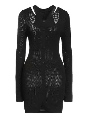 ANDREĀDAMO Knitted Mini Dress - Black