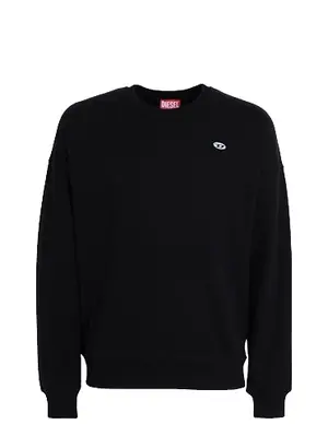 DIESEL® S-rob-doval-pj Sweatshirt Size Cotton - Black