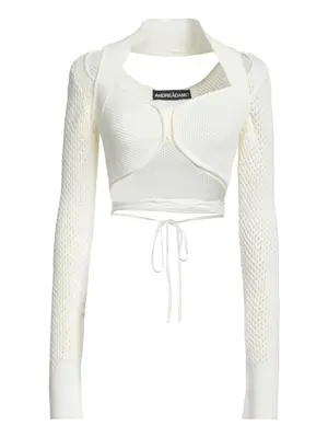 ANDREĀDAMO ANDREĀDAMO Knitted Top Ivory