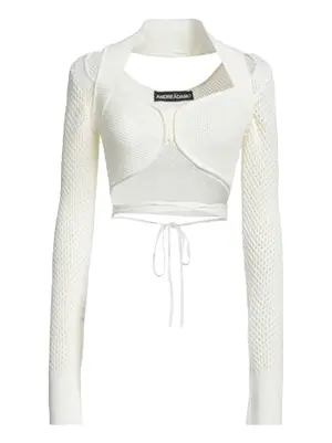 ANDREĀDAMO ANDREĀDAMO Knitted Top White