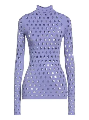 MAISIE WILEN MAISIE WILEN Perforated T-Shirt Purple